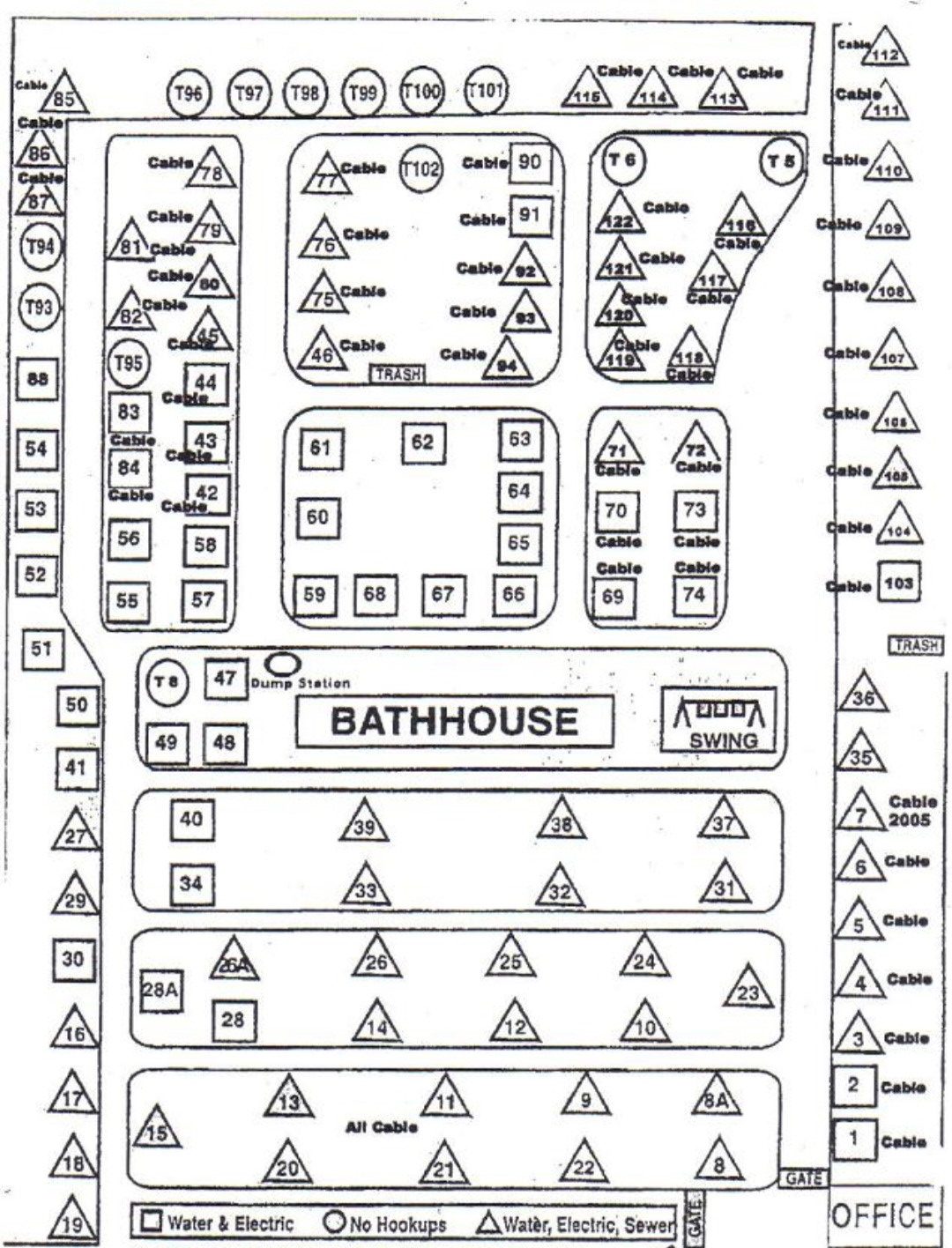 Coastal Woods Campground Map | Top Rated RV Park Wells, ME